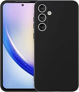 Amazon.com: Foluu Silicone Case for Samsung Galaxy A35 5G, Liquid Gel Rubber Bumper Case with ...