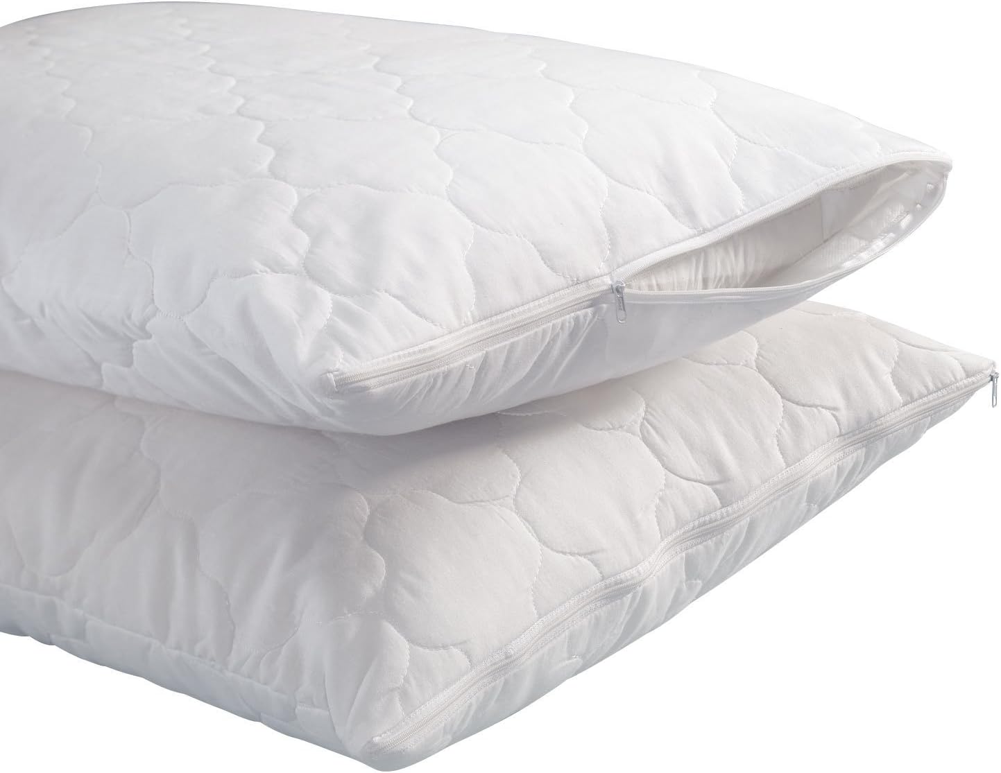Amazon.com: Soft Touch Quilted Pillow Cover Set of 2 (Standard) with ...