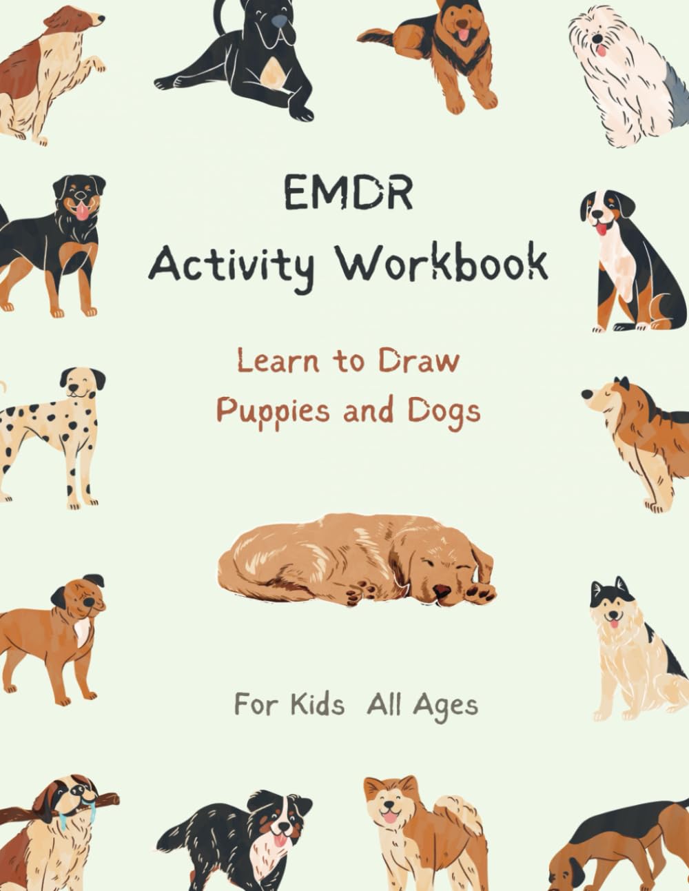 Amazon.com: EMDR Activity Therapy Learn to Draw and Color Dogs and ...