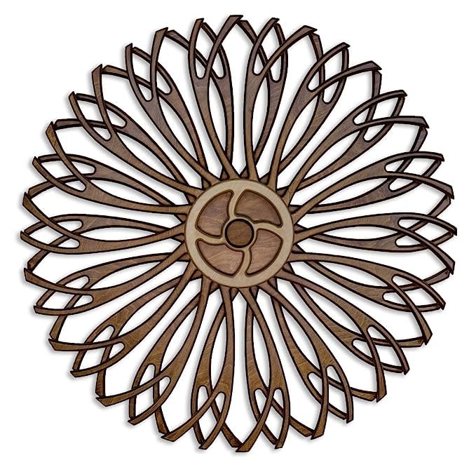 Wooden Home Decor, Parikrama "Oorja Wheel" Wooden Kinetic Sculpture ...