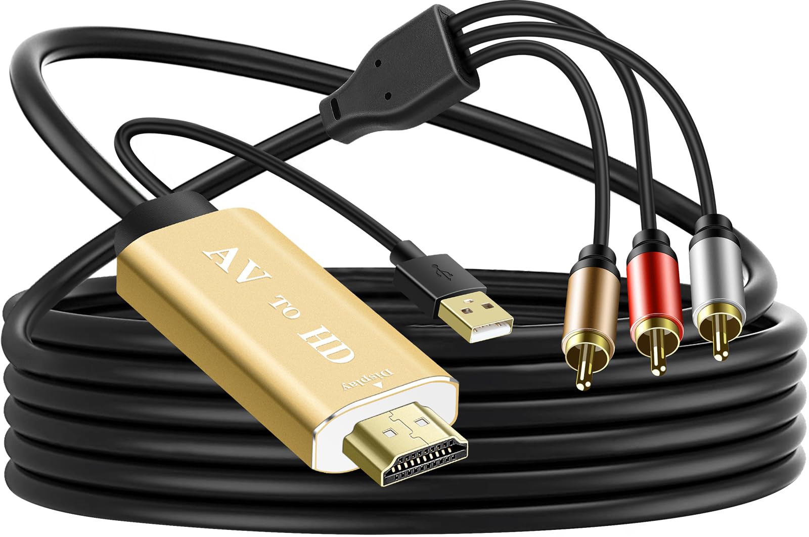 Amazon.com: RCA to HDMI Converter for Smart TV - Composite AV to HDMI ...