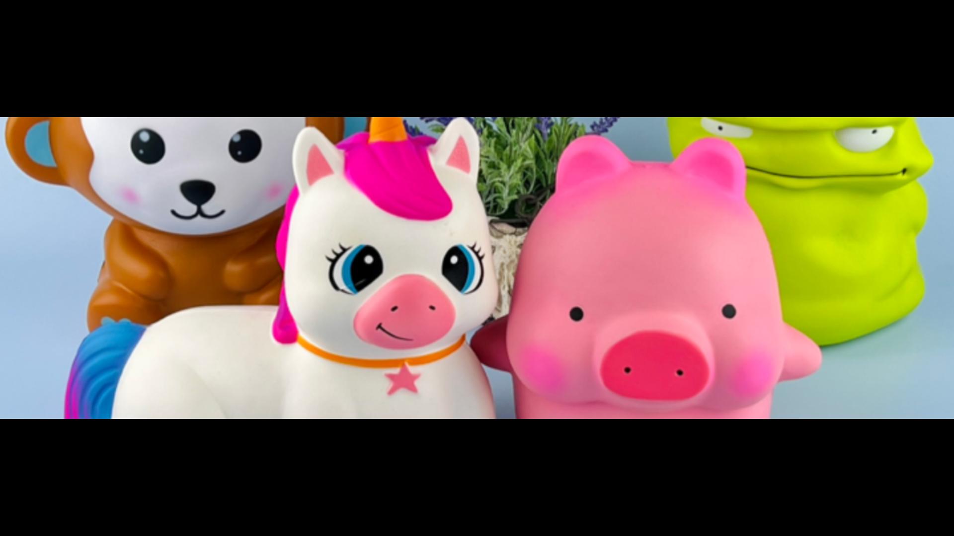 Watch Giant Squishies Animal Toy Cute Pig Horse Monkey Monster on ...