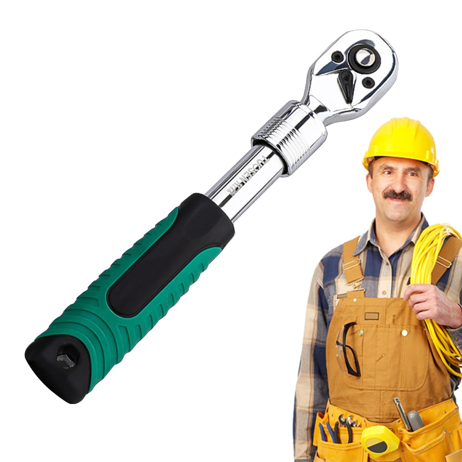 Extended Ratchet Wrench, Extendable Ratchet, 1/4 3/8 1/2 Inch Drive ...