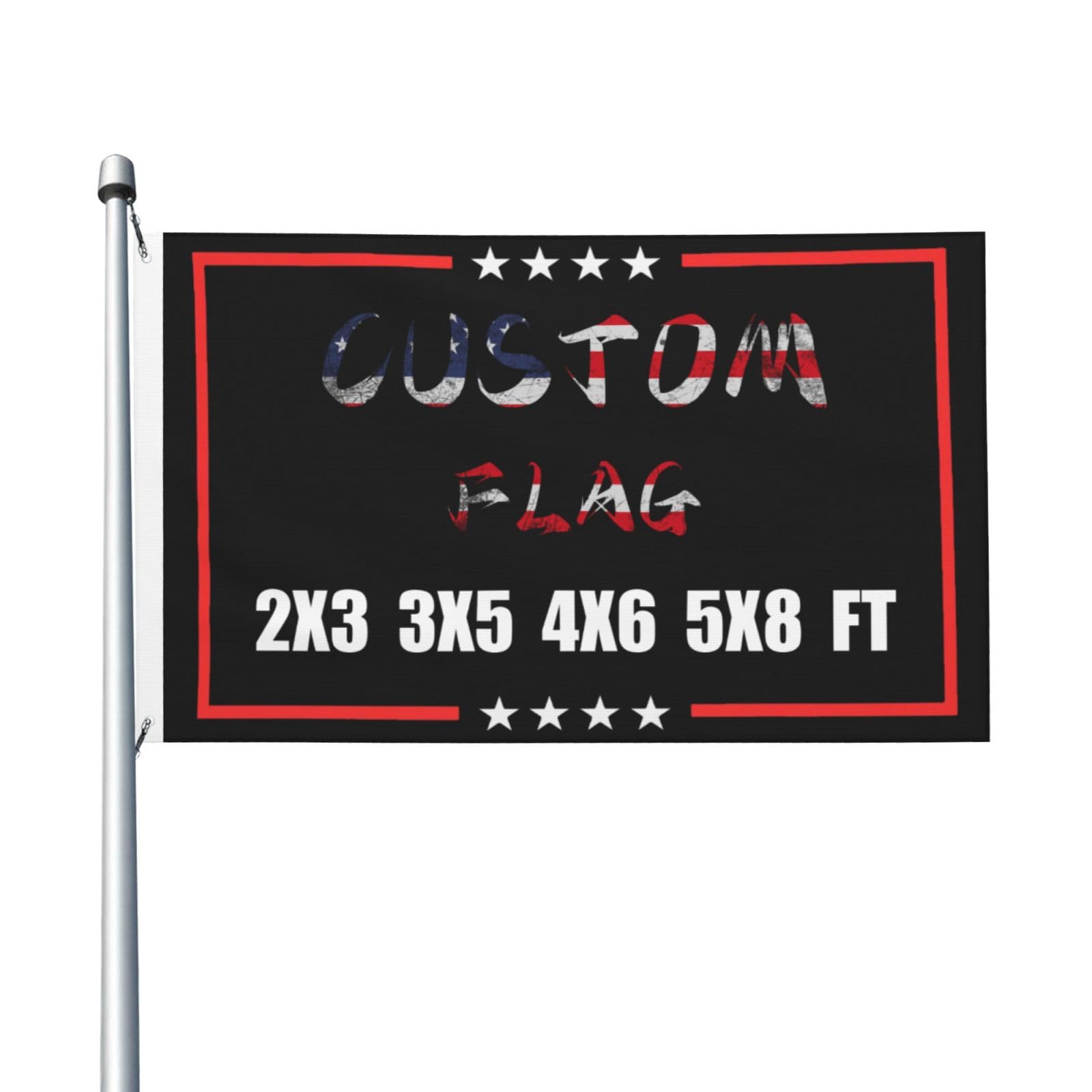 Amazon.com : Rqwaaed Customized Personalized Custom Flags 3x5Ft Outdoor ...
