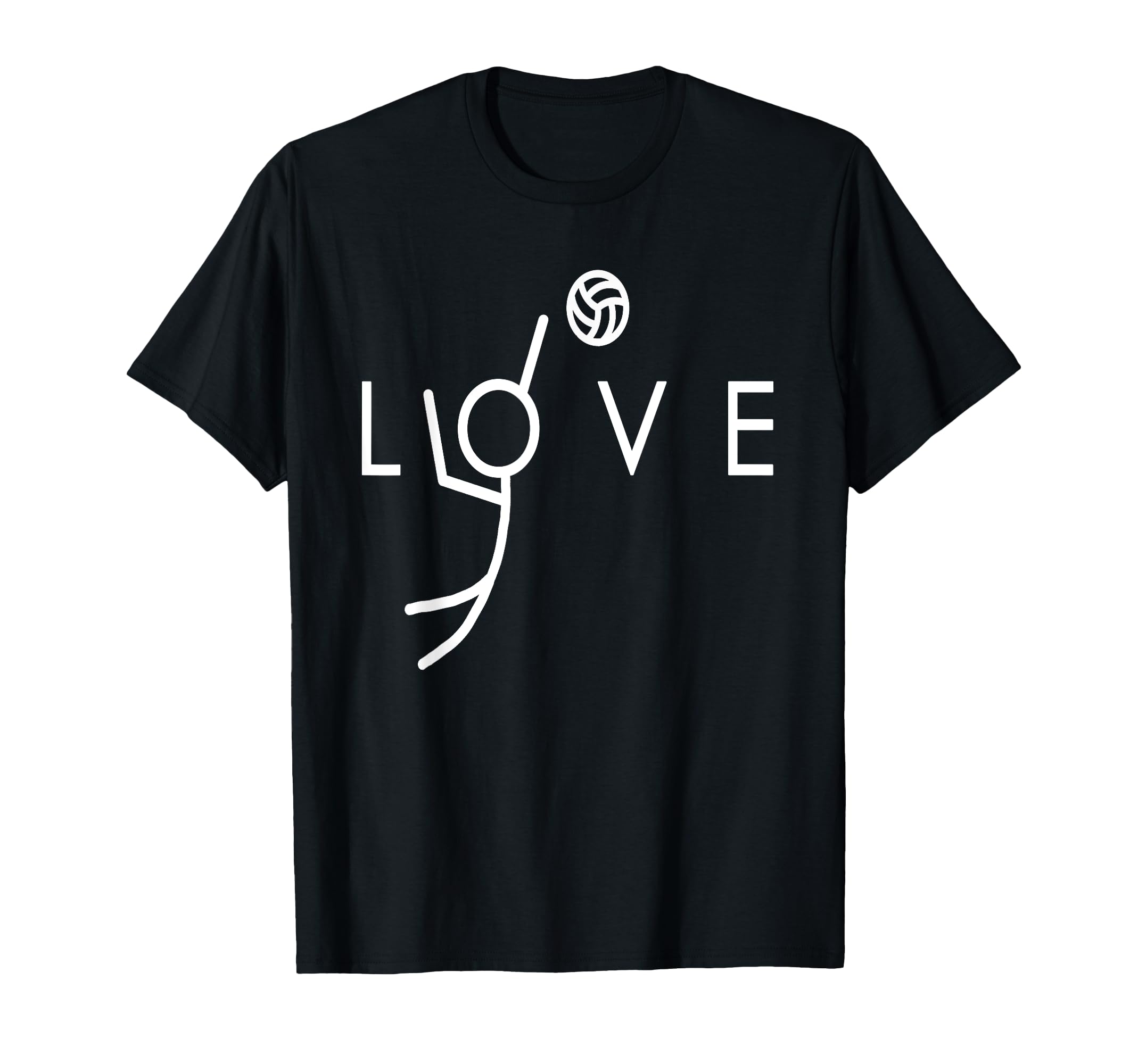 Amazon.com: Cute Volleyball For Teen Girls - Spike Love T-Shirt ...