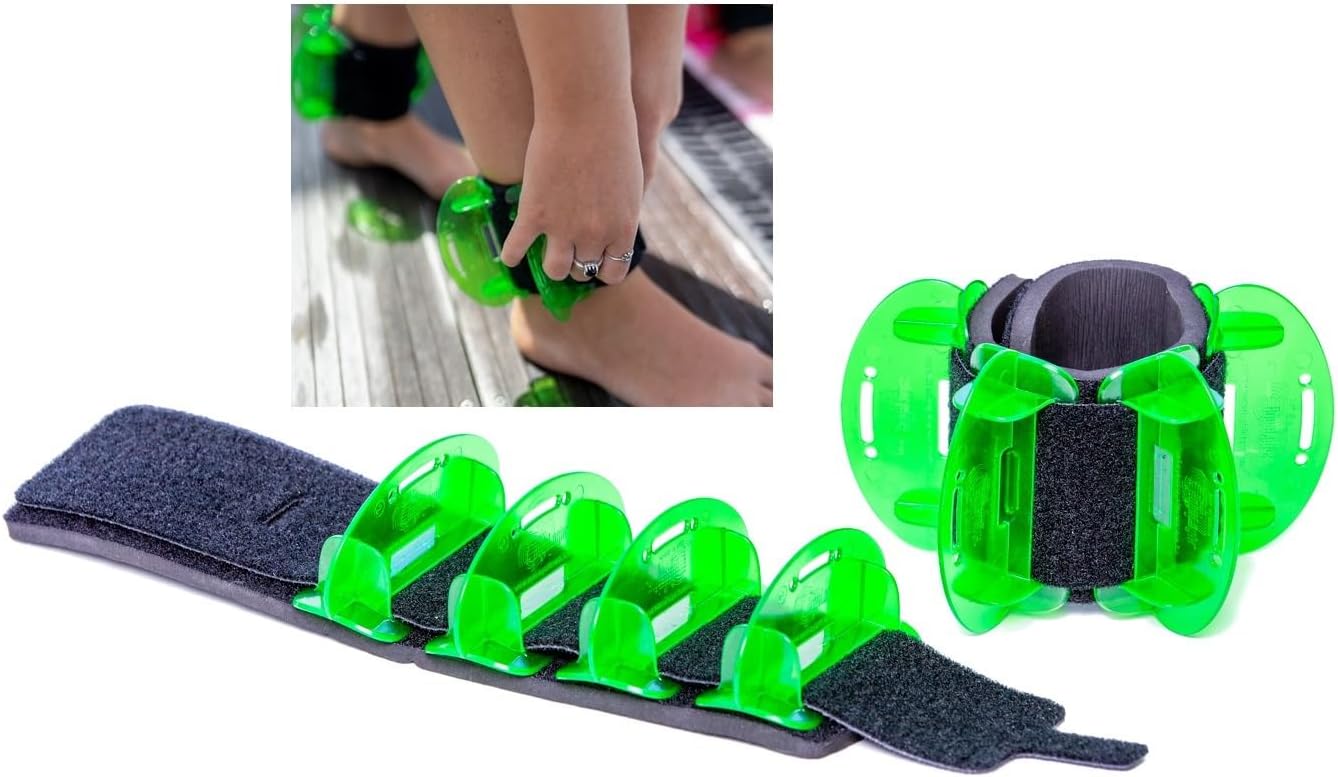 Aqualogix Low Resistance Hybrid Aquatic Training Fin Set - Green ...