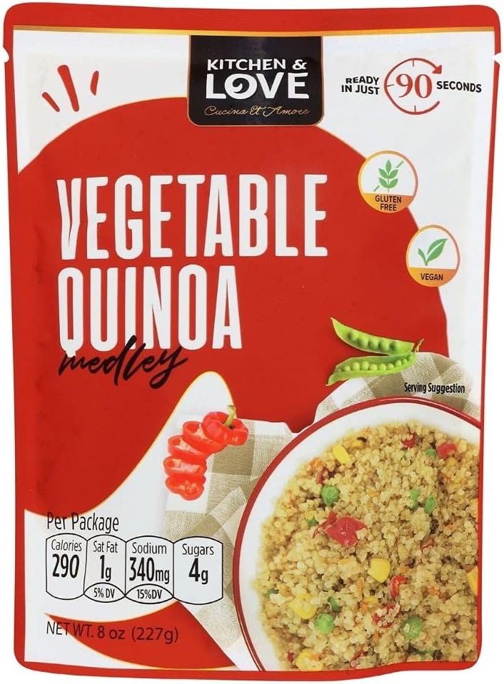 Amazon.com : Minsley Cooked Organic Quinoa, 4.2 oz. (Pack of 12 ...