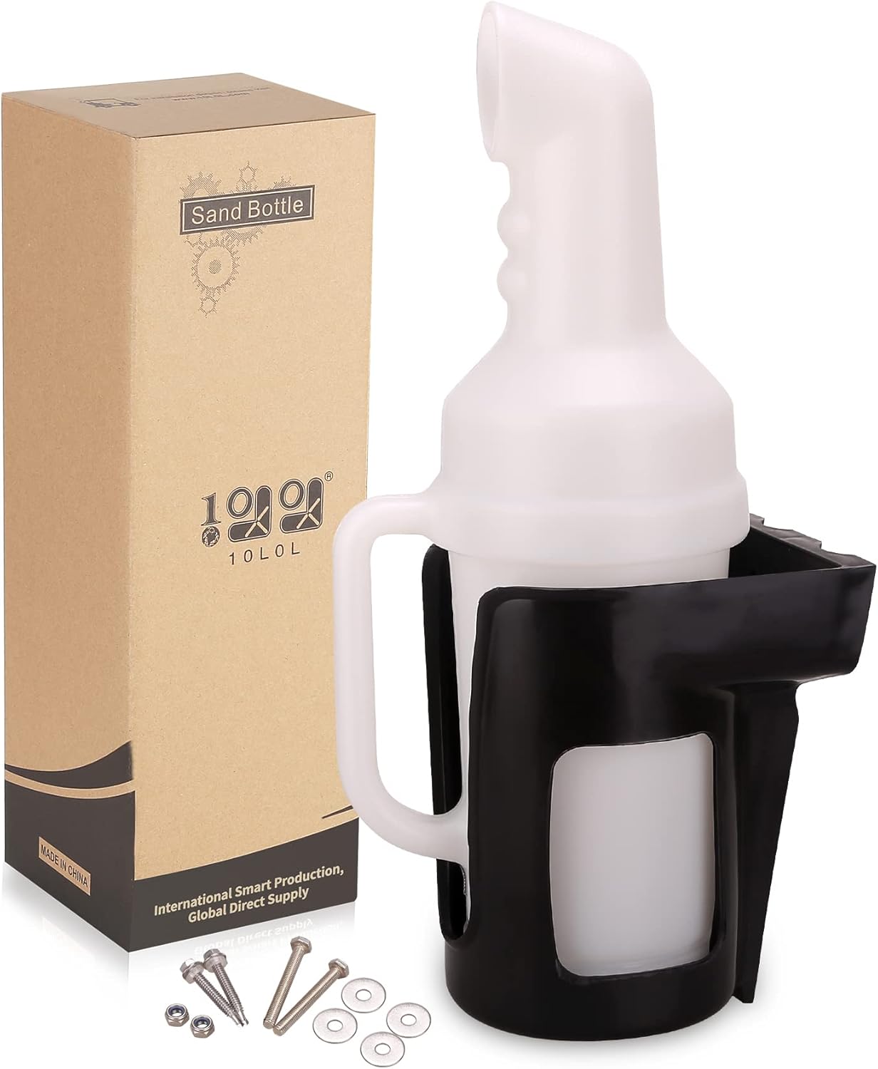 10L0L Universal Golf Cart Sand Bottle with Holder for EZGO Club Car ...