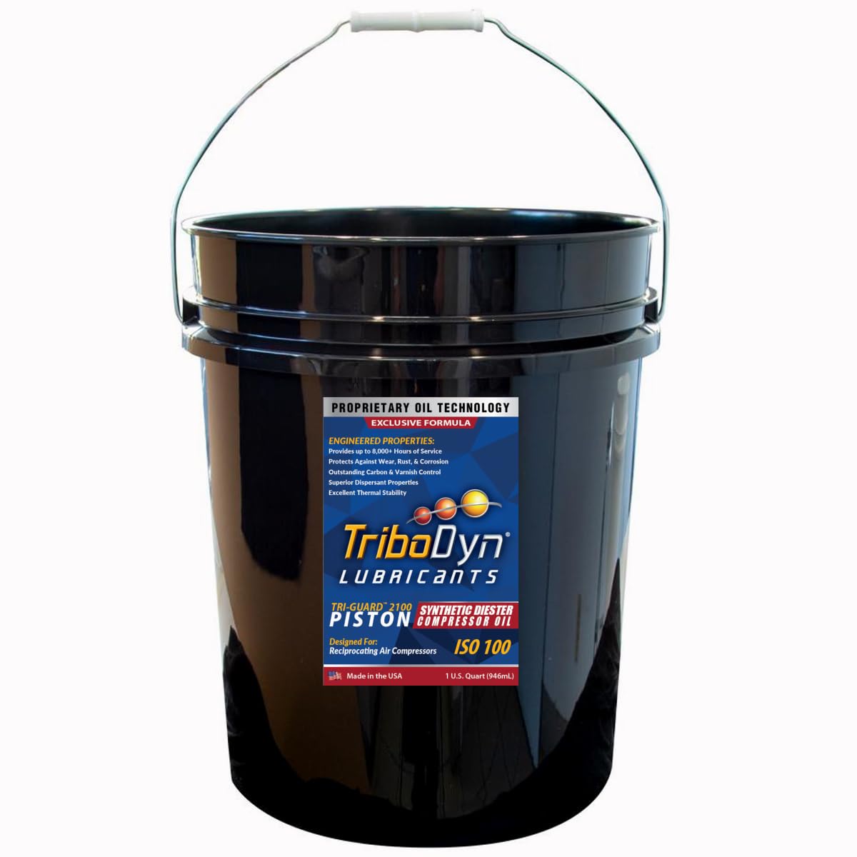 TriboDyn Tri-Guard 2100 ISO 100 Piston Diester Synthetic Compressor Oil ...