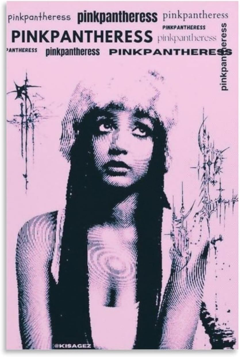 Amazon.com: DTEBSSF PinkPantheress 4 Canvas Poster Wall Decorative Art ...