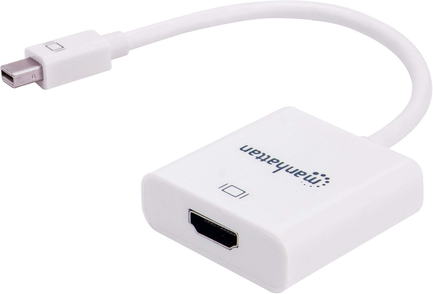 Amazon.com: MANHATTAN Active Mini DisplayPort to HDMI Adapter, Mini ...