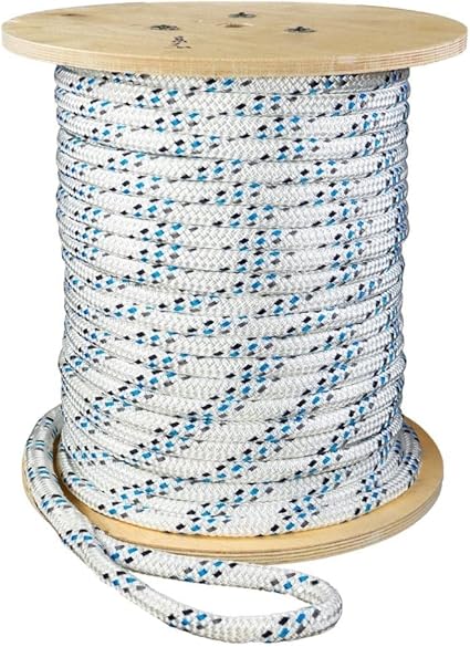 Amazon.com: Premium Polyester Double Braid Cable Pulling Rope | Made in ...