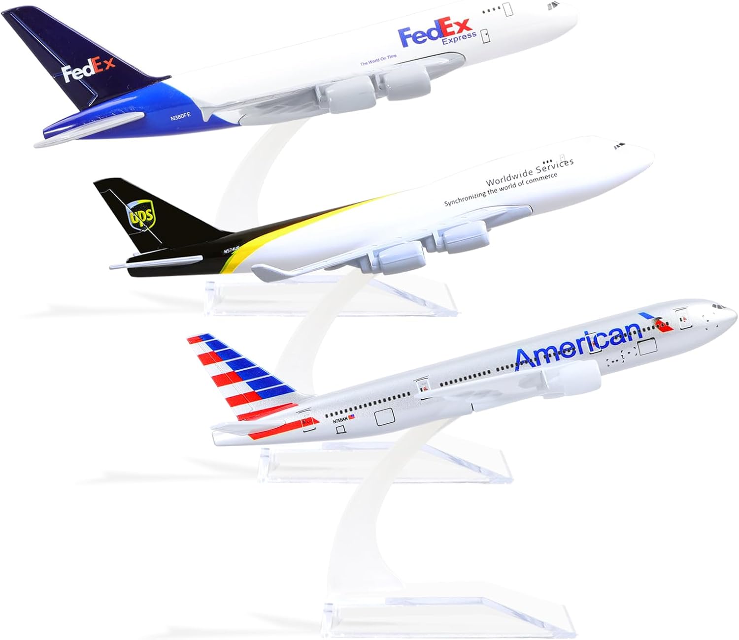 Amazon.com: QIYUMOKE 1/400 Diecast All-Metal Airplanes Model with Stand ...