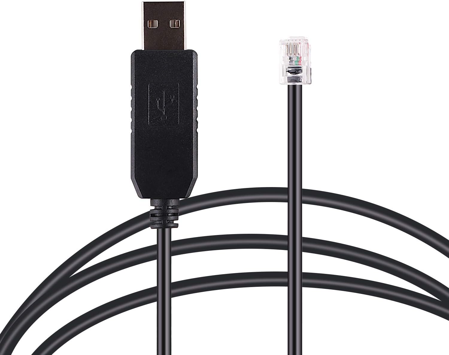 Amazon.com: 16ft USB to 4P4C RS232 Serial Cable for Ioptron iEQ45 ieq30 ...