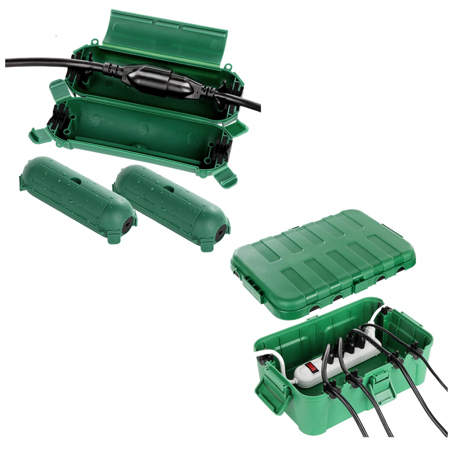 Amazon.com: Flemoon Large Outdoor Electrical Box (12.5 x 8.5 x 5 inch ...