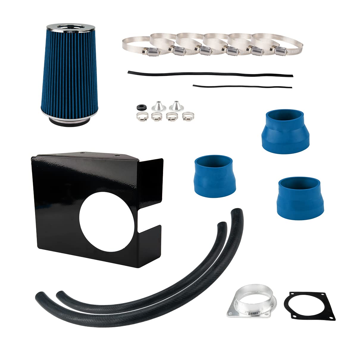 MARSFLUX Air Intake Kit, 4" Cold Air Intake System Kits w/Filter ...
