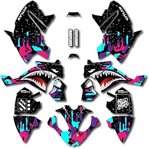 Amazon.com: Nebula Savage Graphics Kit Fits Polaris Outlaw 90 110 ATV ...