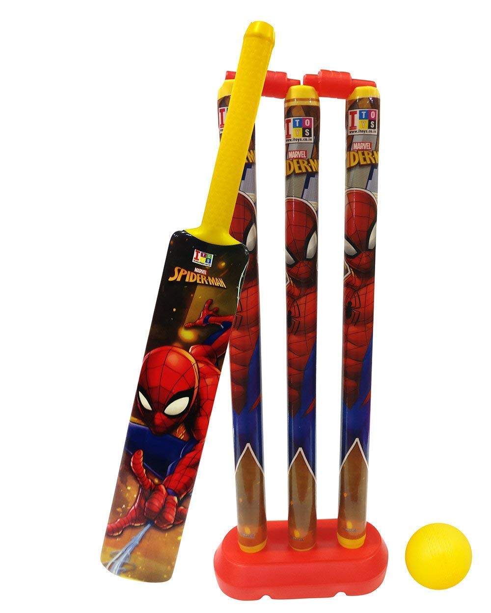 KAOMOJI Cricket Kit Set for Kids 3 Stumps with 1 Bat and 1 Ball for ...