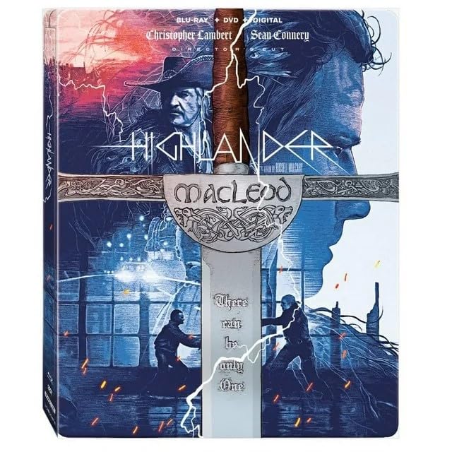 Amazon.com: Highlander Steelbook Edition - Blu-ray + DVD + Digital Copy ...
