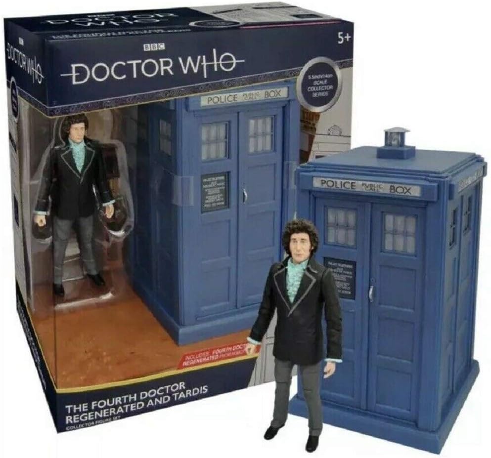 Doctor Who The Fourth Doctor Regenerated and Tardis Collector Figure ...