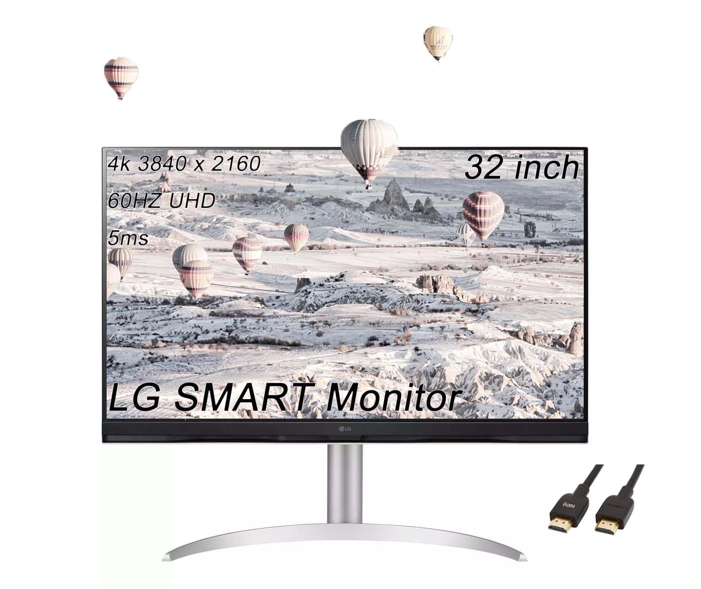 Amazon.com: LG 32 inch 4K Smart Monitor, 16:9 Ultra HD (3840x2160) LCD ...