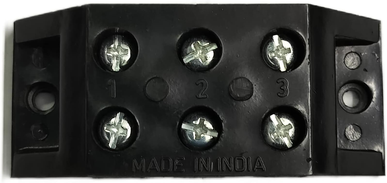 Control Panel 60A 3 Way Bakelite Connector Strip Double Row Barrier ...