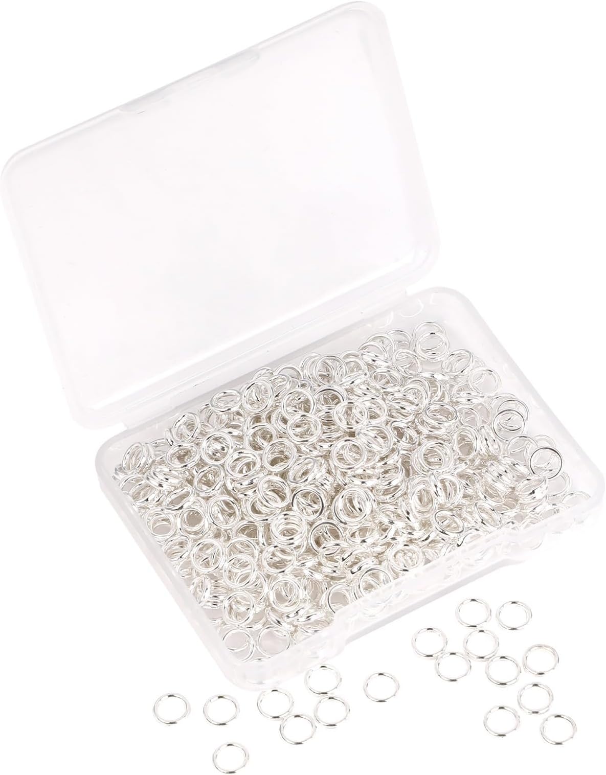 Amazon.com: 2150pcs Stainless Steel Rings Jump Rings Connector Rings ...