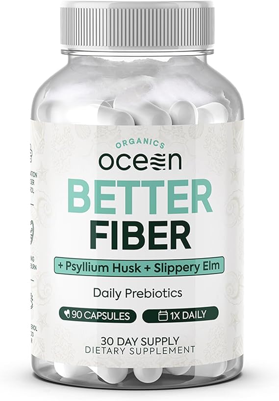 Amazon.com: Organics Ocean Better Fiber - Daily Fiber Supplement ...