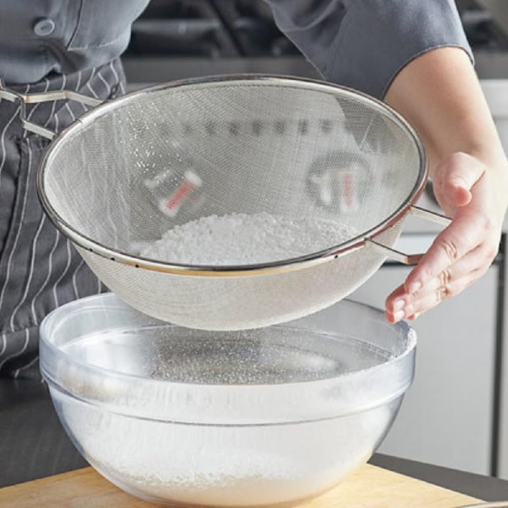 Snapklik.com : 10-Inch Single Fine Mesh Strainer Stainless Steel 10-3/4 ...