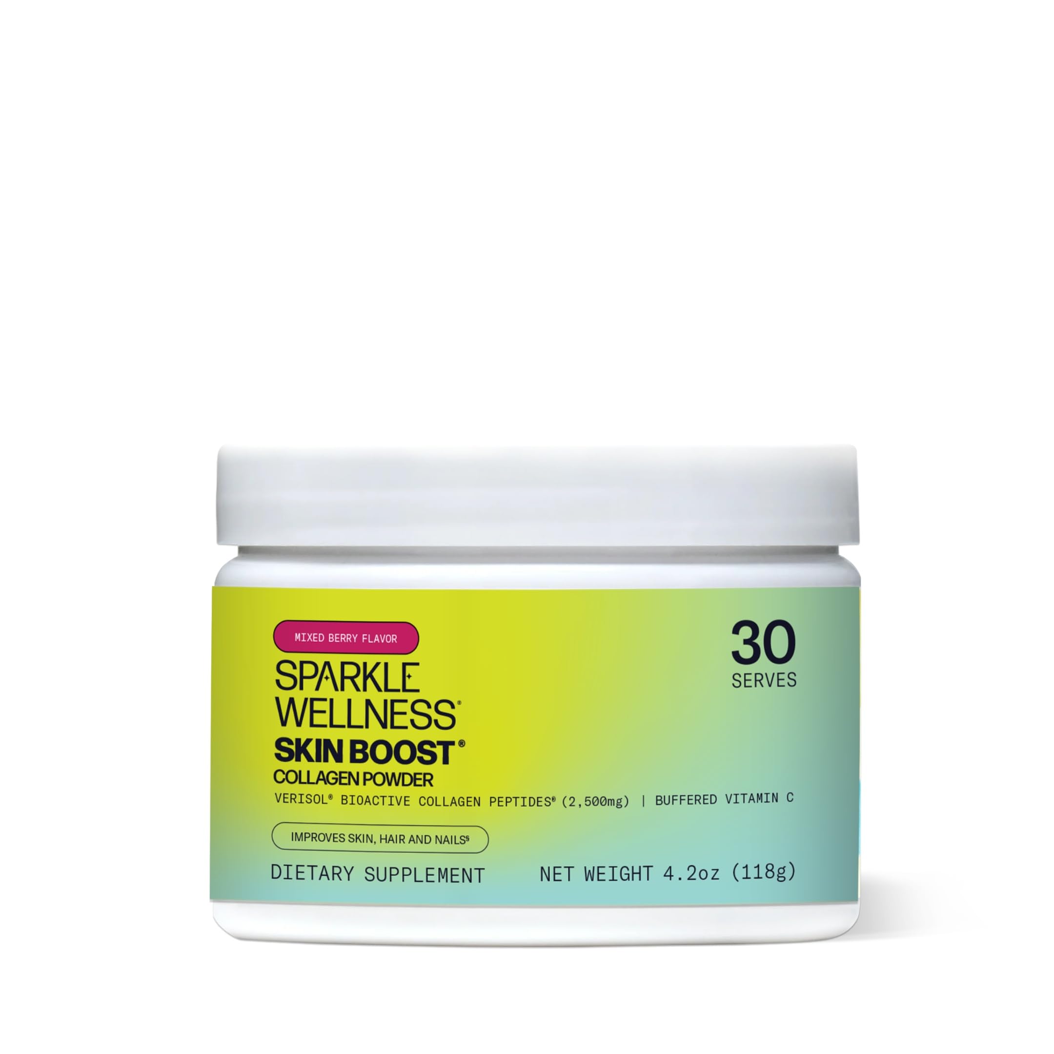 Amazon.com: Sparkle Skin Boost (Mixed Berry) [30-Serves] Verisol ...