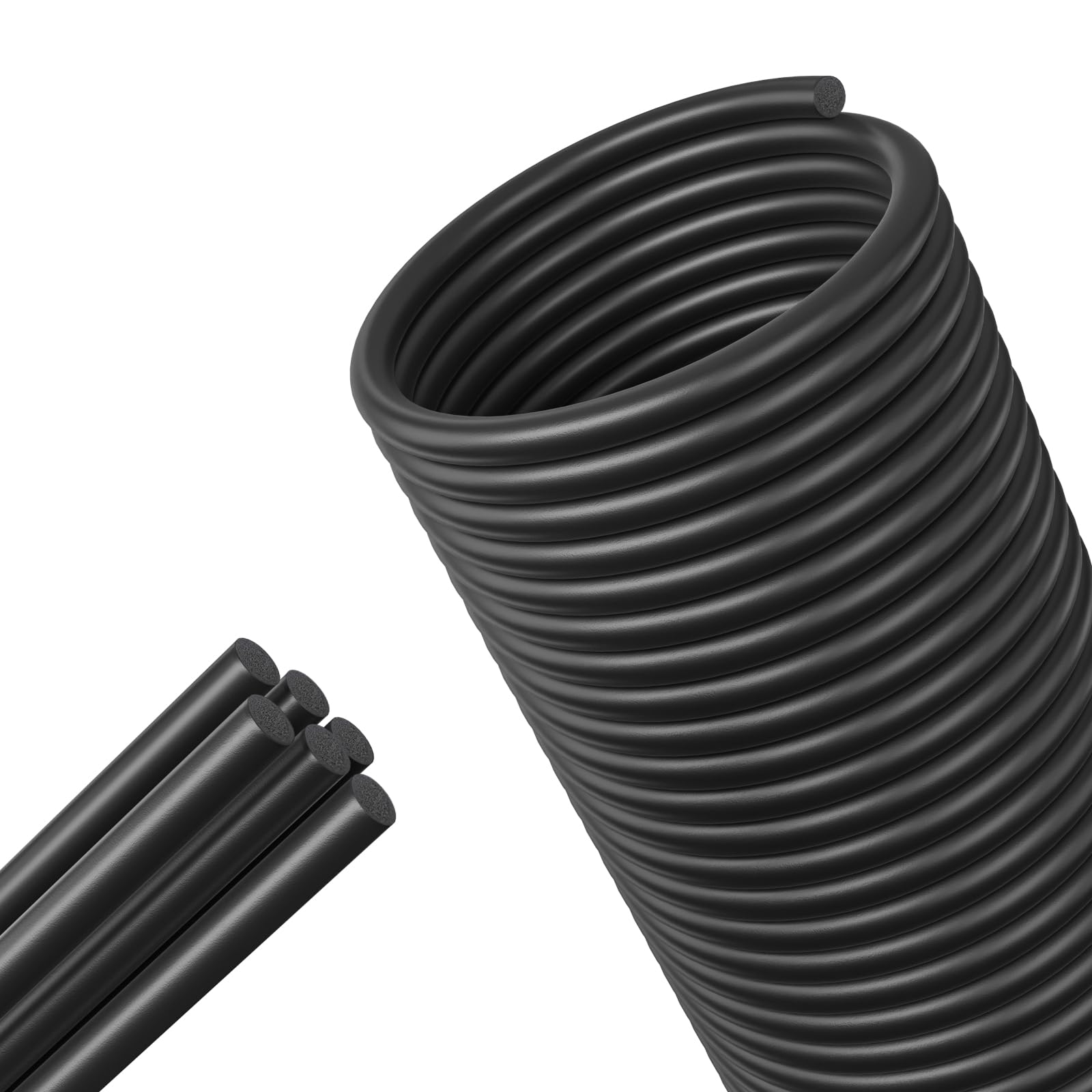 Snapklik.com : Backer Rod 5/8 Inch, Concrete Crack Filling EPDM Rubber ...