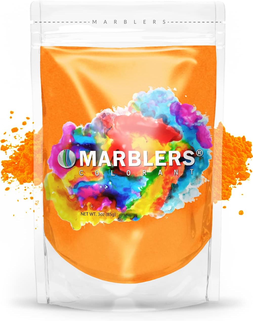 Amazon.com: MARBLERS Fluorescent Pigment Powder [Neon Mango] 3oz (85g ...
