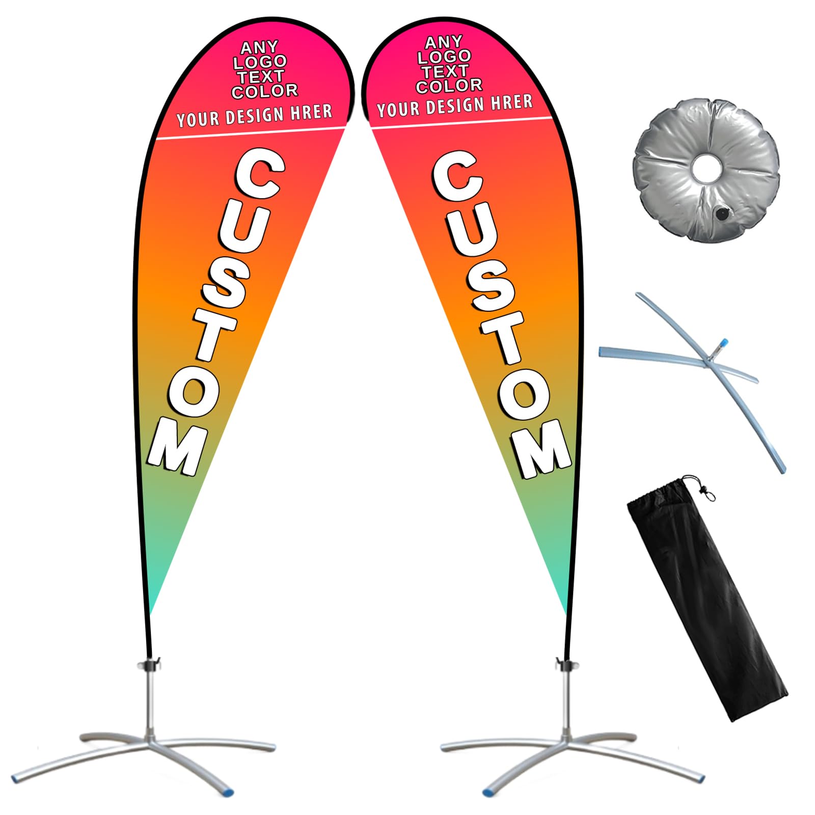 Custom Pole Flag Banners Custom Printed Flags In Portrait | United
