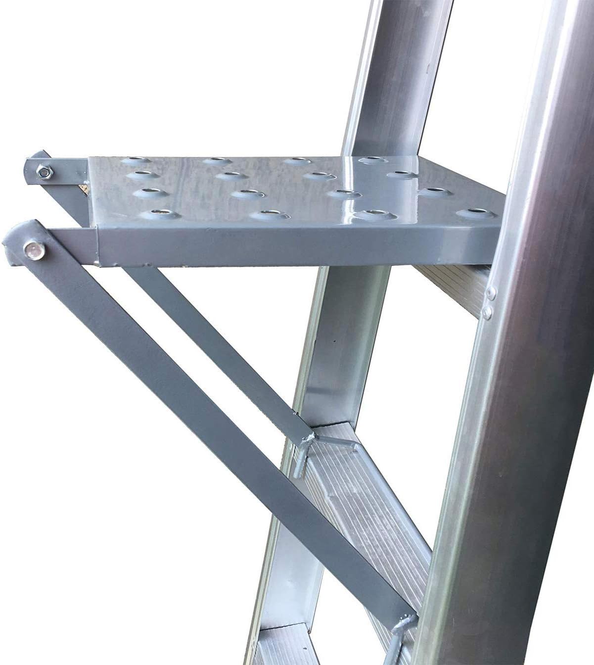 Ladder Work Platform System, Anti-Slip Heavy Duty Step Ladder Stand ...