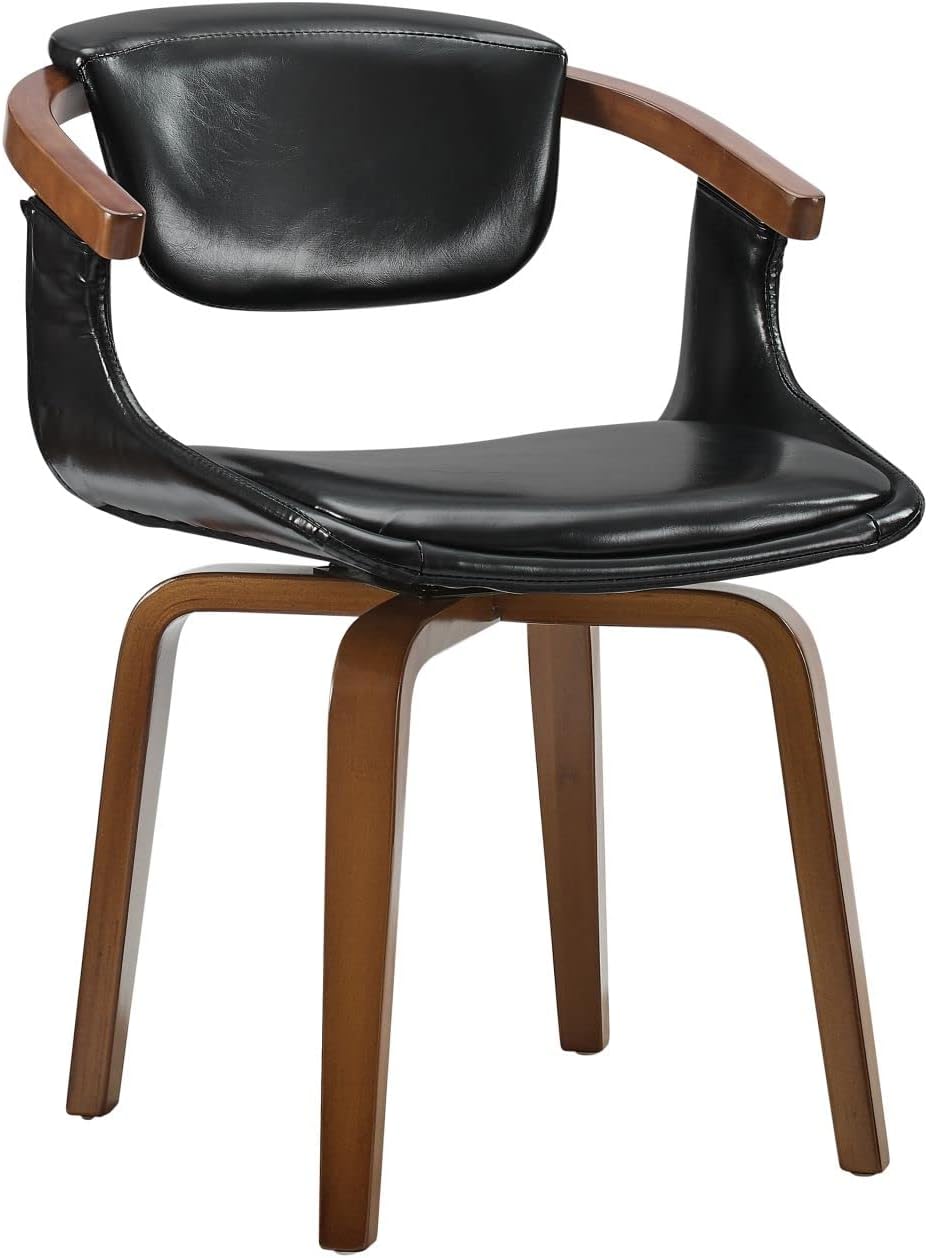 Amazon.com: Volans Vanity Chair, Swivel Accent Chair No Wheels, Faux ...