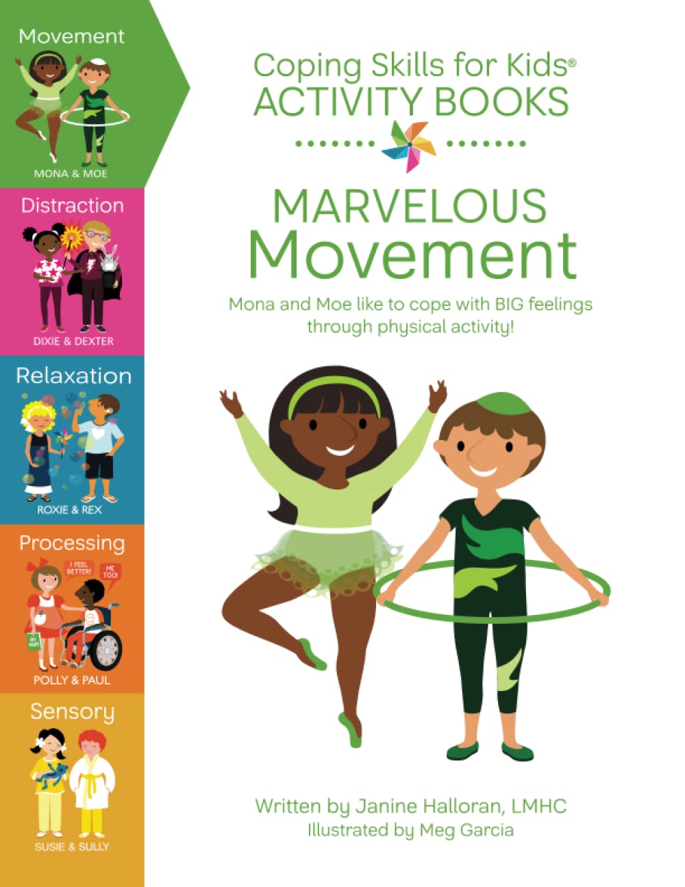 Coping Skills for Kids Activity Books: Marvelous Movement: Halloran ...