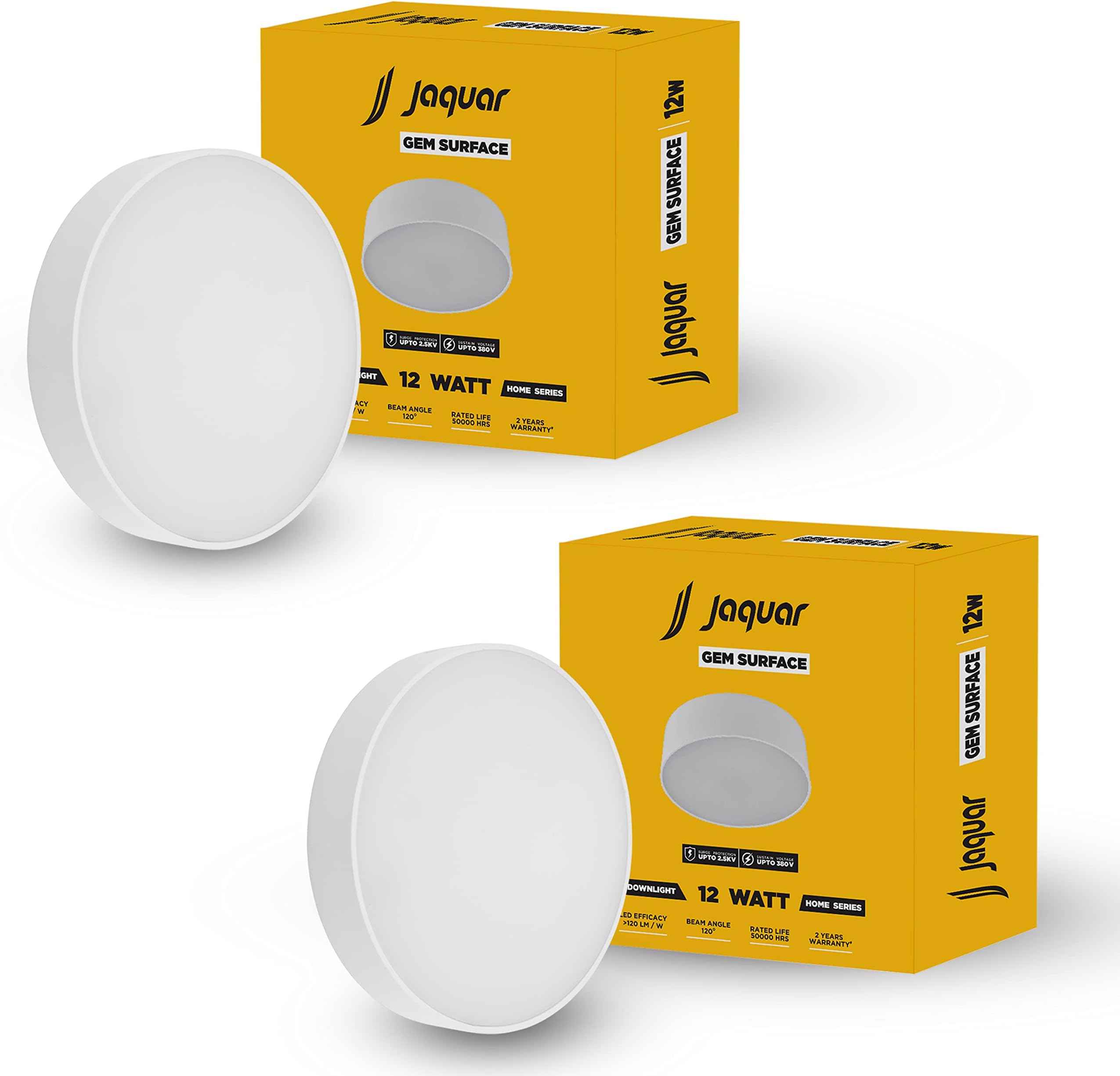 Jaquar 18W LED Gem Trimless Round Surface Mount Down Light | No False ...