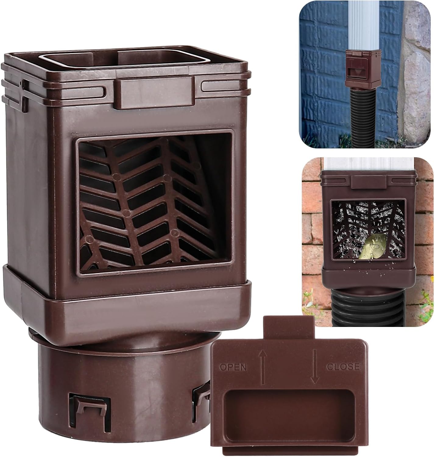 Amazon.com: CYTMALHG Downspout Filter,Downspout Leaf Filter,Leaf ...