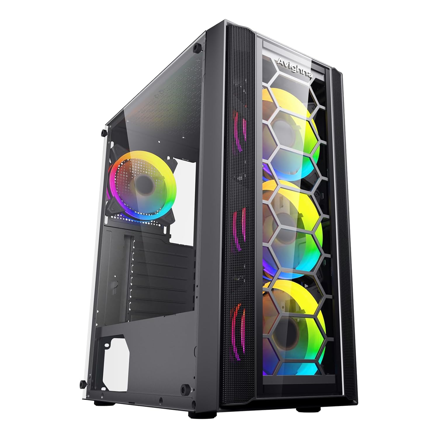 Amazon.in: Buy Avighna Spider Mid-Tower ATX Computer Case I Gaming ...