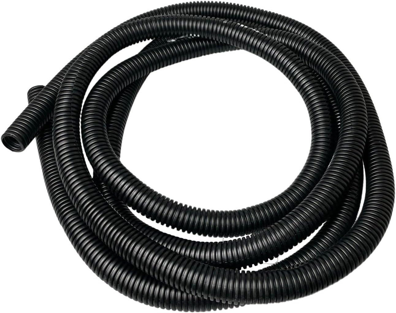 Black Corrugated Conduit Split Plastic Flexible Cable Tidy Solution ...
