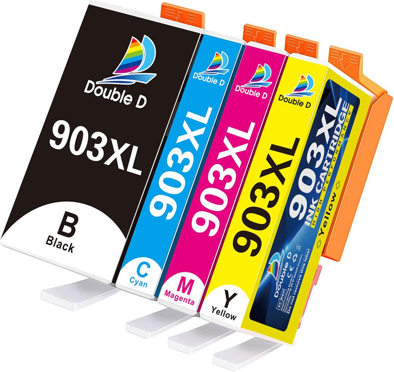 DOUBLE D Compatible 903 XL 903XL Cartouches d'encre Remplacement pour ...