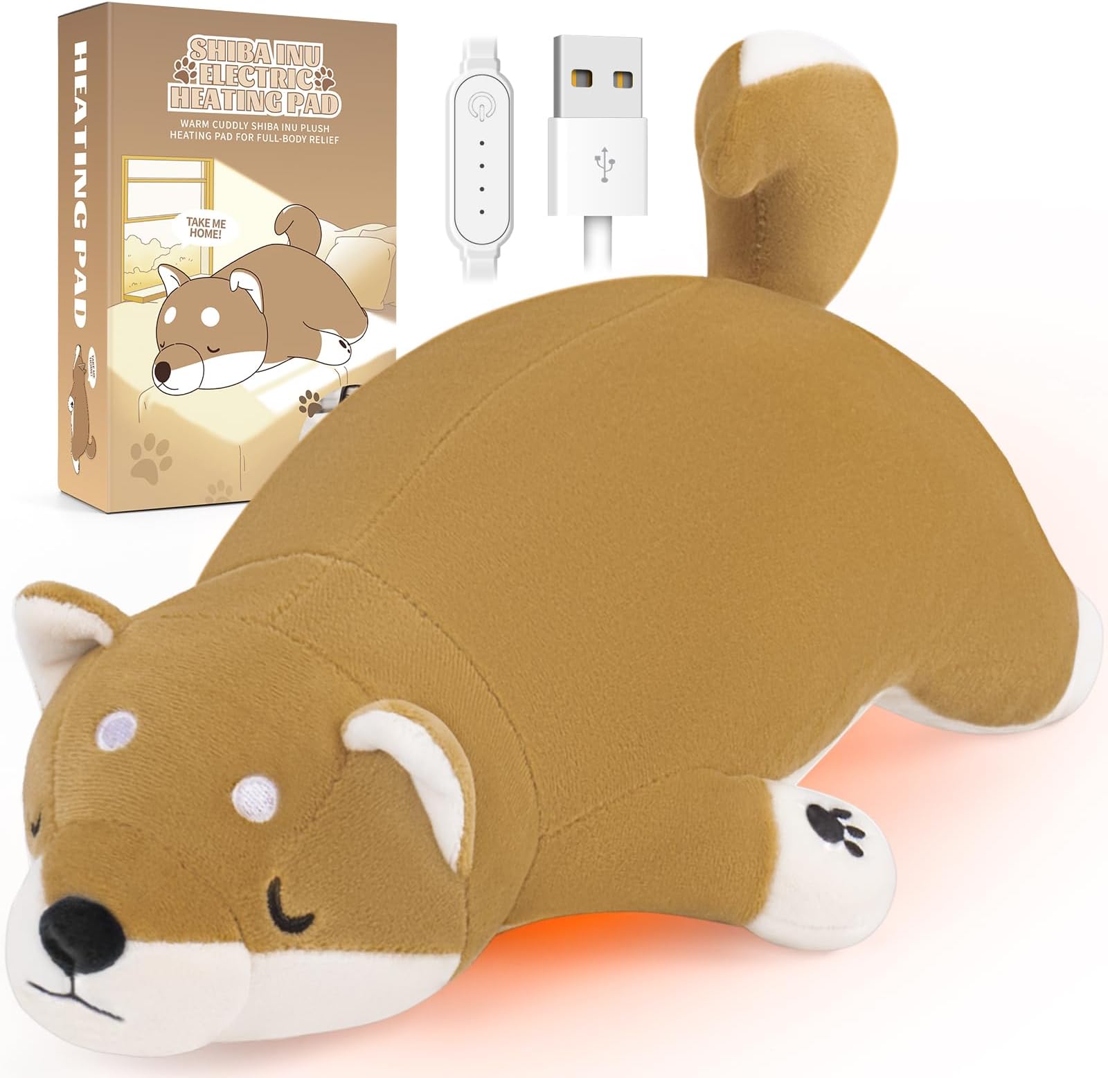 Amazon.com: Electric Heating Pad for Period Cramps, Cuddly Soft 14 ...