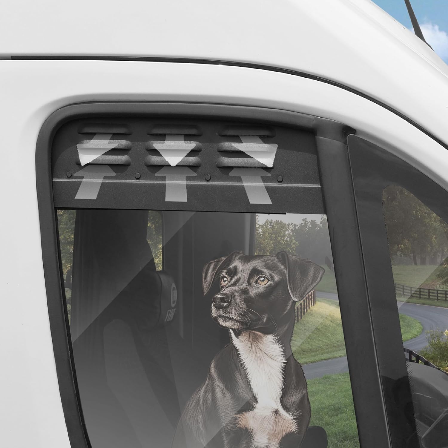 kogaa Dog Puppy Pet Travel Rear Car Window Vent Guard Mesh Universal ...