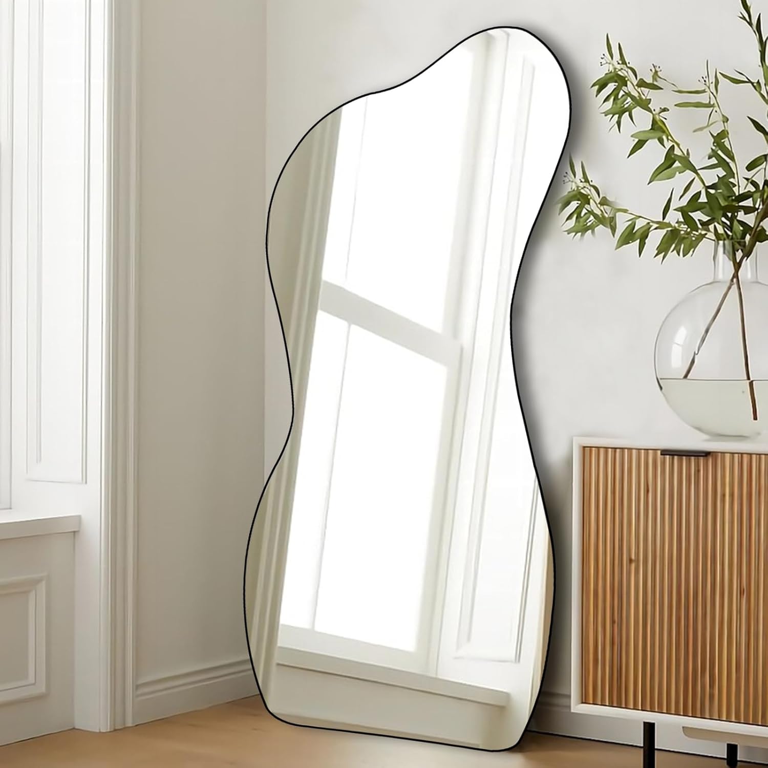 Amazon.com: POZINO Large Irregular Unique Shaped Mirror, Big ...