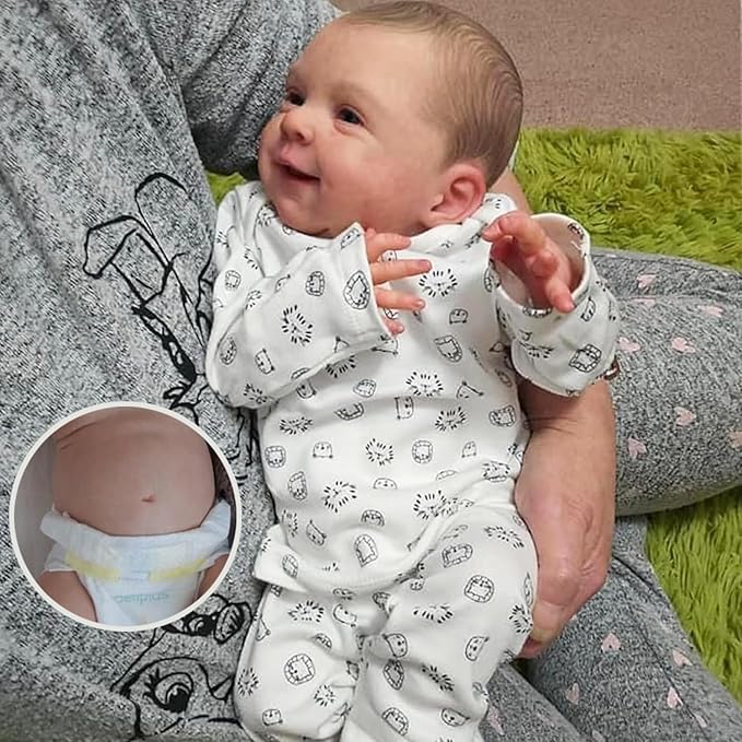 Amazon.com: Zero Pam Full Silicone Baby Doll, 18 Inch Real Life Baby ...