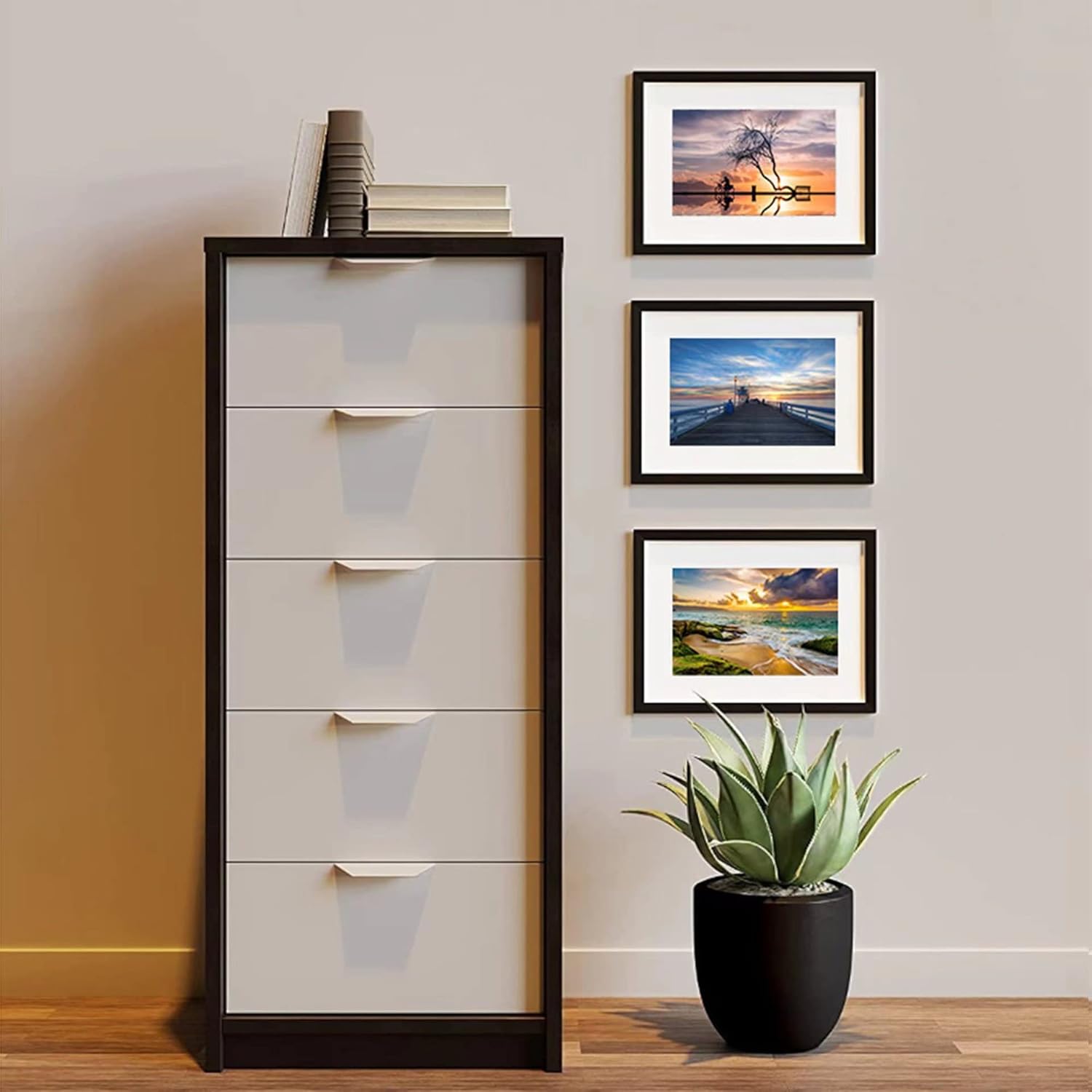 Marco de fotos A4 en color negro, marco de 8.3 x 11.7 pulgadas ...