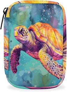 Amazon.com: Turtle Print Pill Box 7 Day Travel Pill Organizer for Child ...