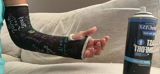 Amazon.com : Drycast Cast Comfort Itching and Odor Relief Spray - Cools ...