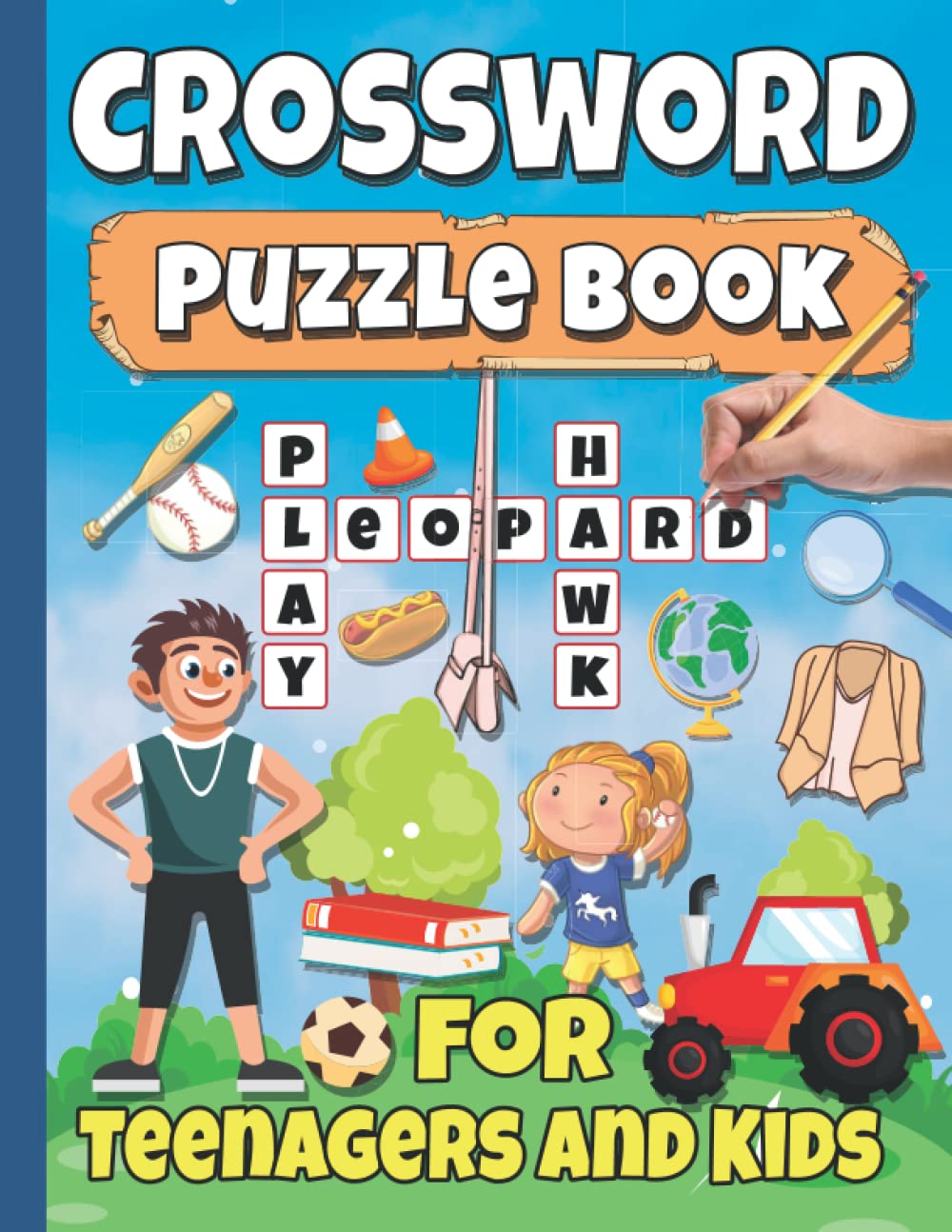 Crossword Puzzle Book For Teenagers And Kids: Perfect For Young People ...