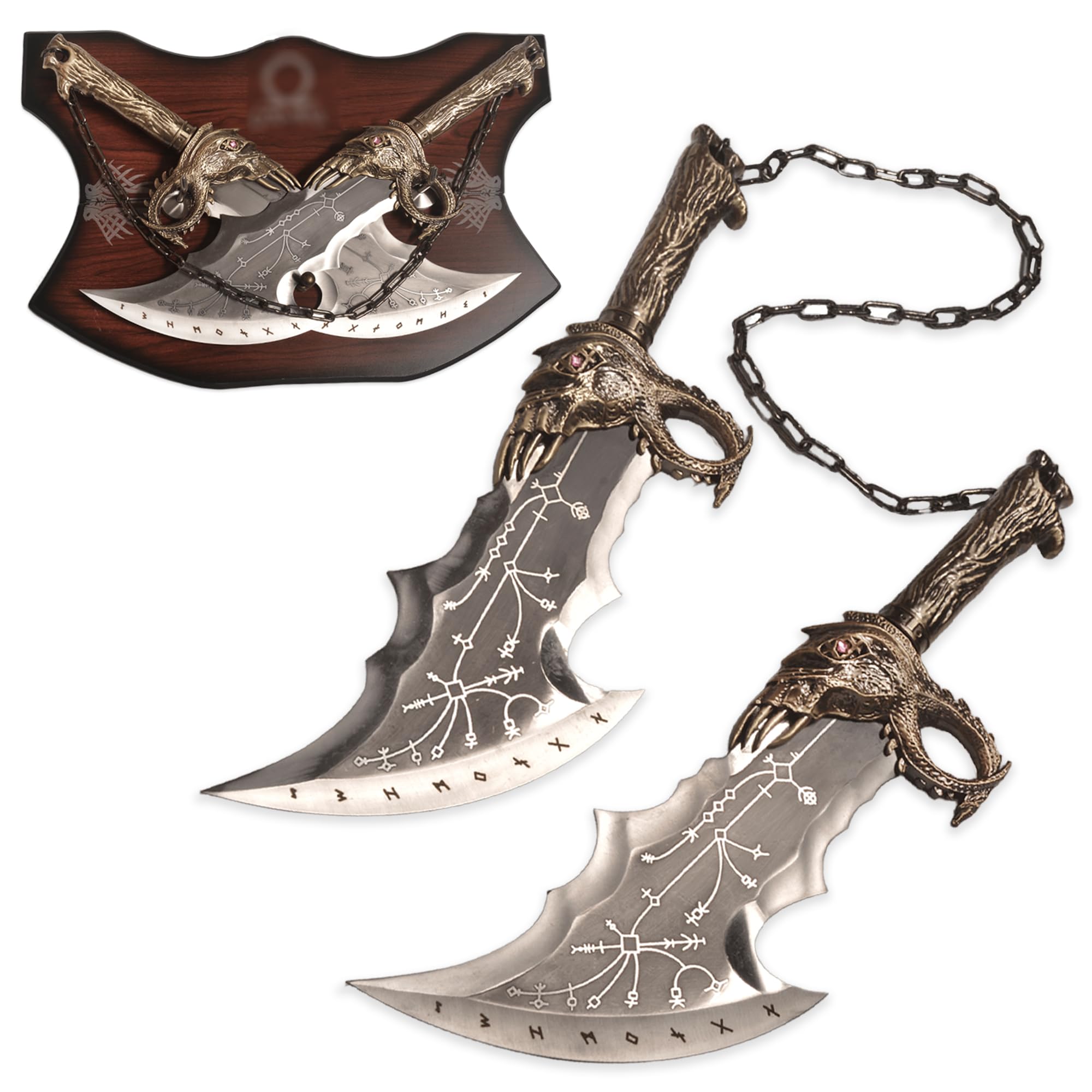 Arondight21 25 Inch The Blades Of Chaos Chained Dual Blades ...